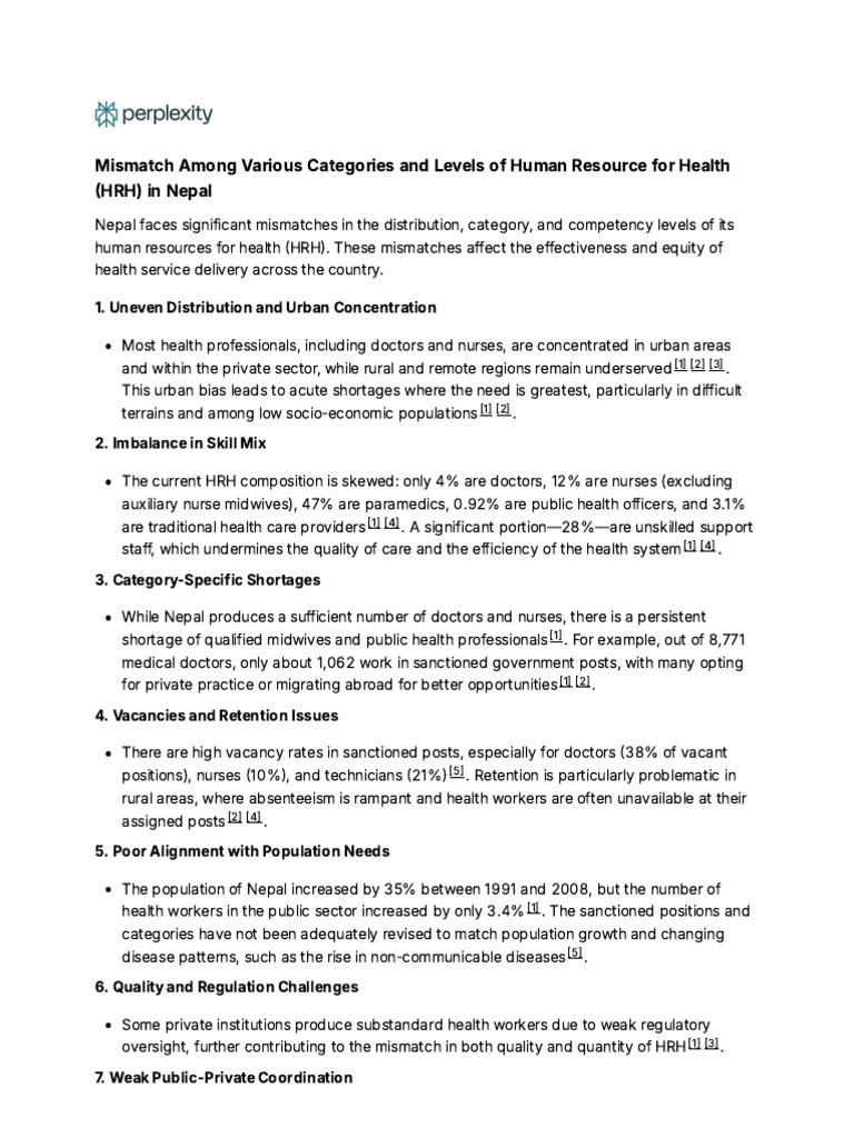 Mismatch Among Various Categories and Levels of Hu | PDF | Economies ...