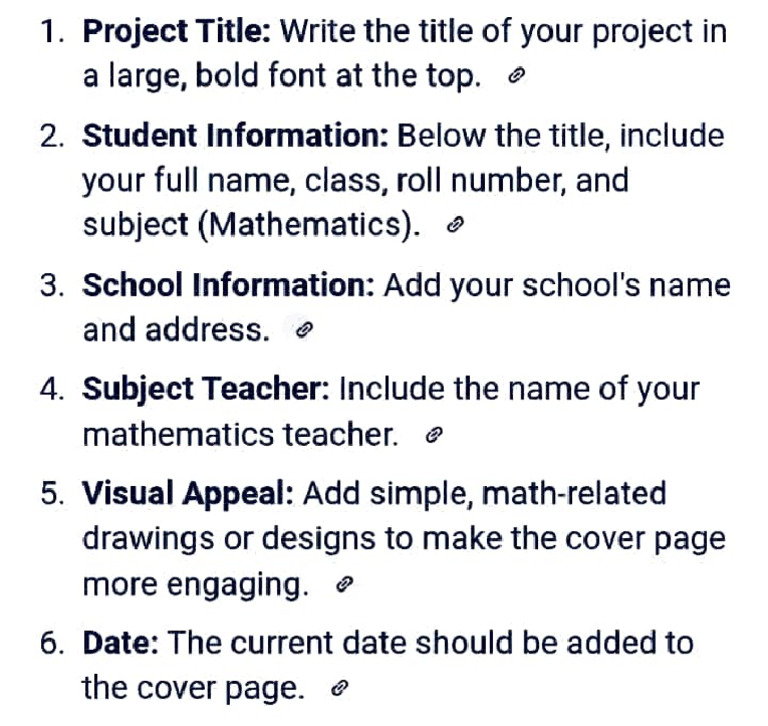 Cover Page Format For Projects | PDF