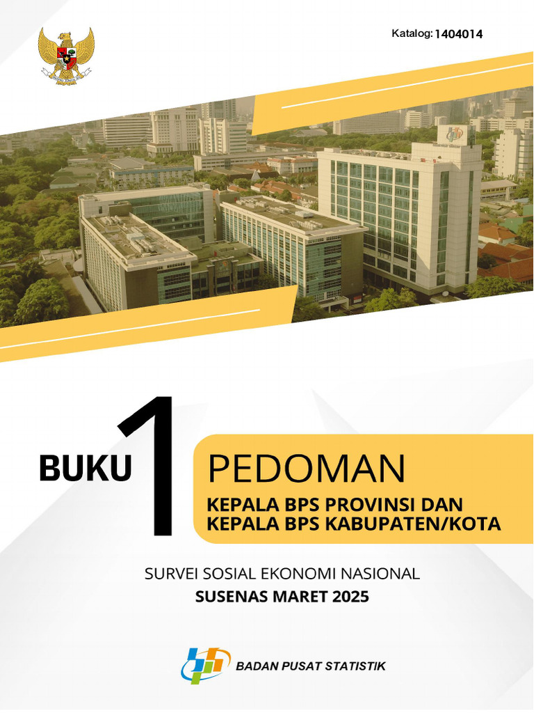(REVISI) Buku 1 Pedoman Kepala Susenas Maret 2025 - Sign - 11112024 | PDF