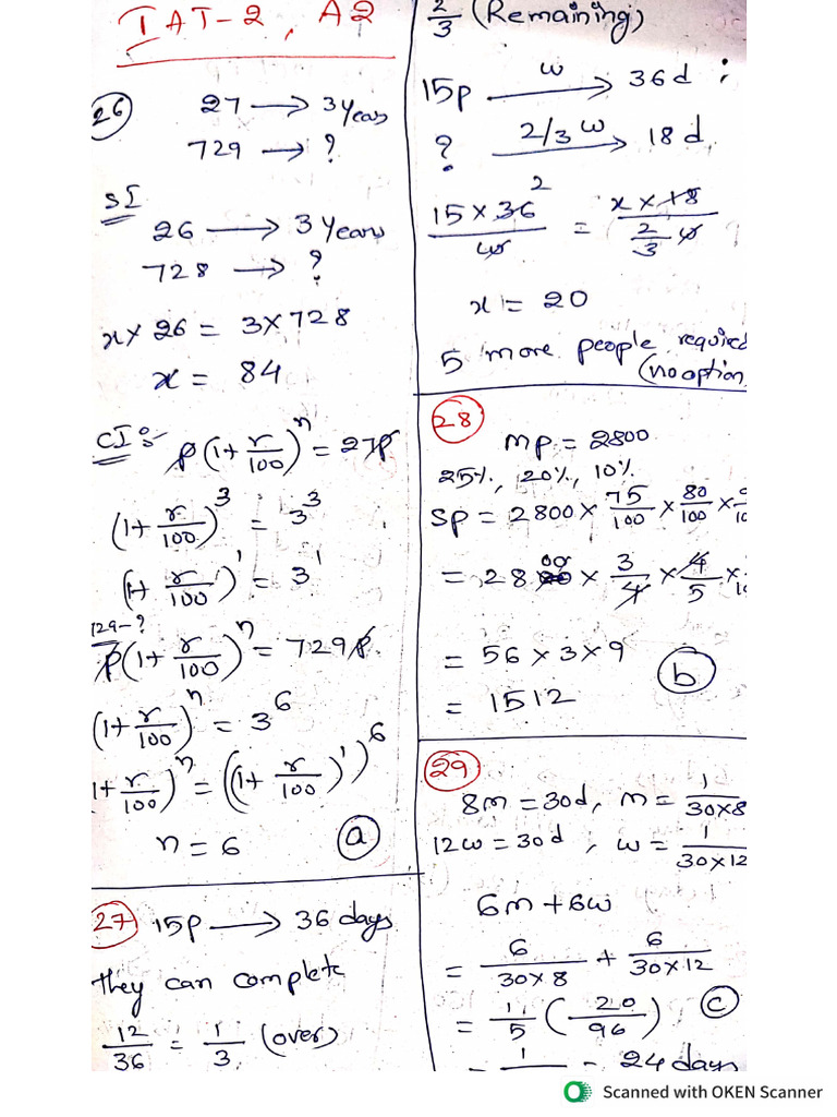 Iat-2 Solutions A2 - 2027 | PDF