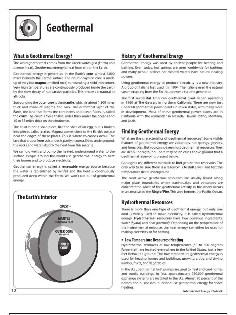 Geothermal I | PDF | Science & Mathematics