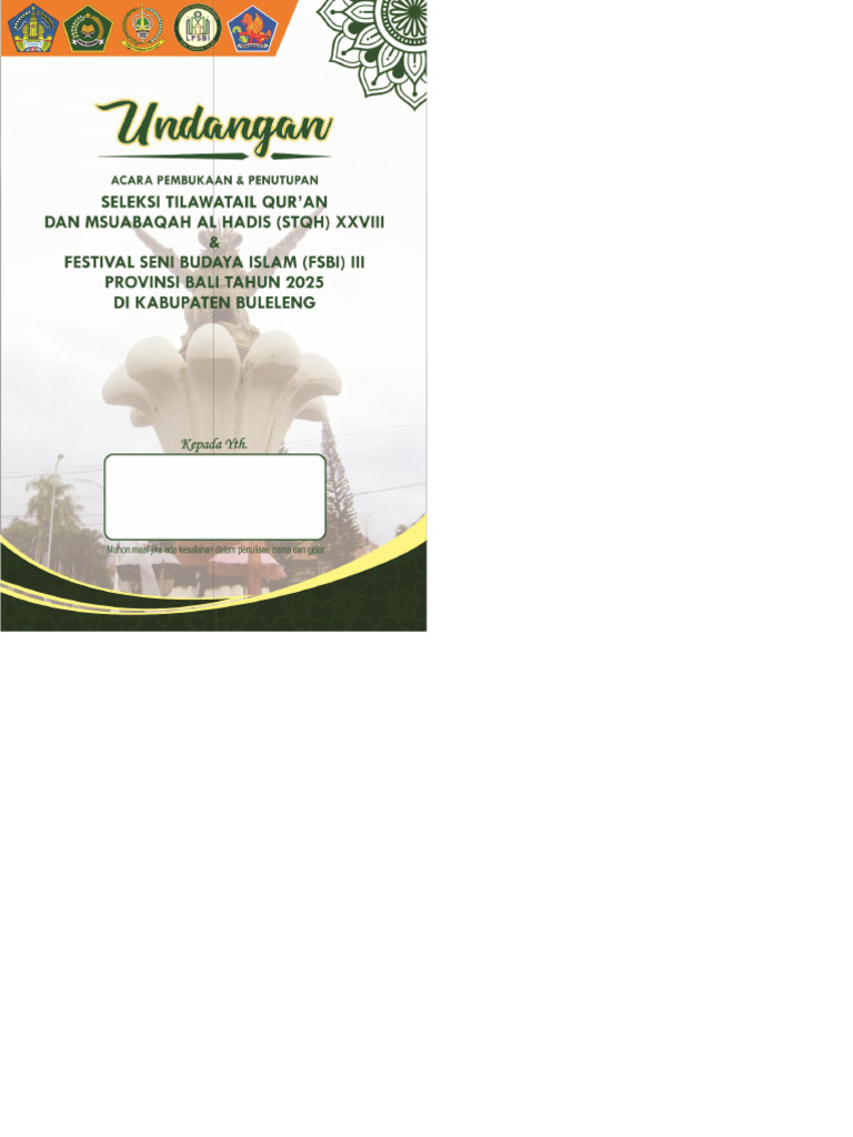 Contoh Undangan | PDF