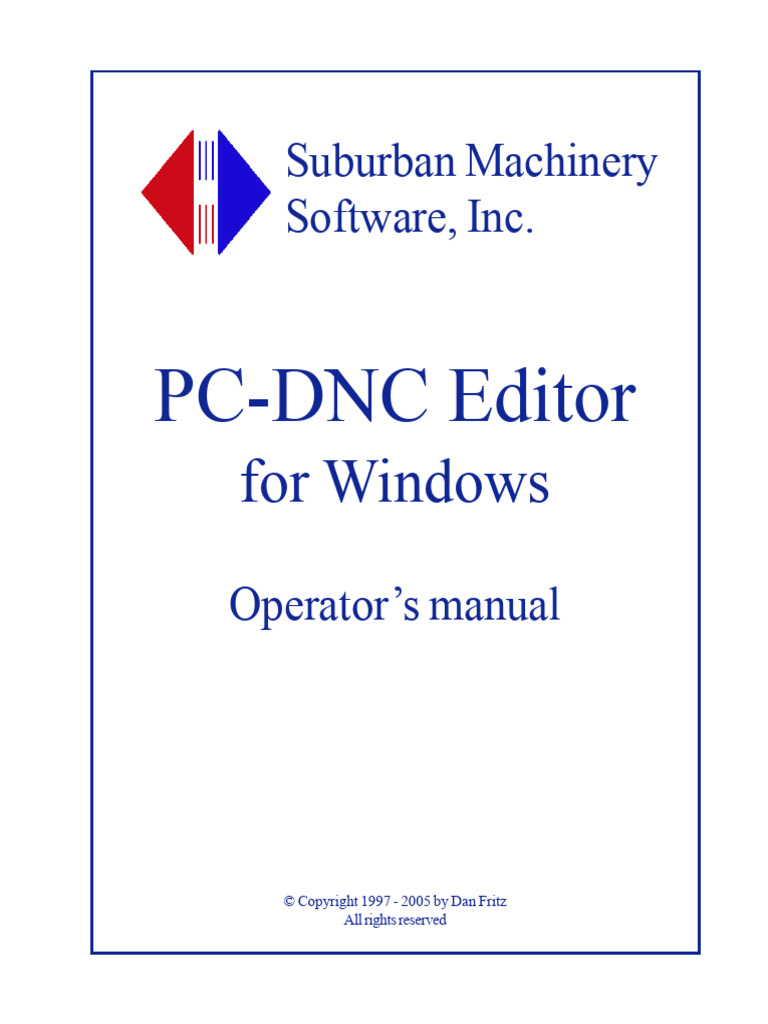 PC-DNC Editor Insert (Plus) - PC-DNC - Editor - Manual | PDF | Computer ...