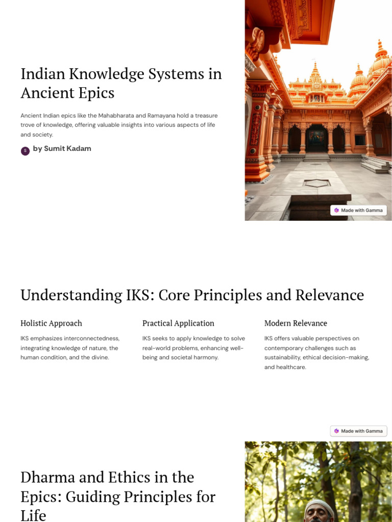 Insights from Indian Knowledge Systems | PDF | Dharma | Knowledge