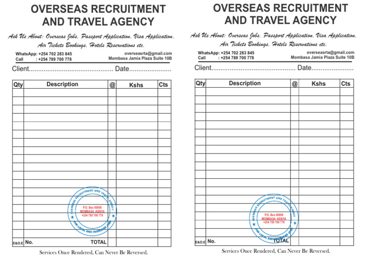 Oversees Recruitmenst Receipt | PDF | International Relations ...