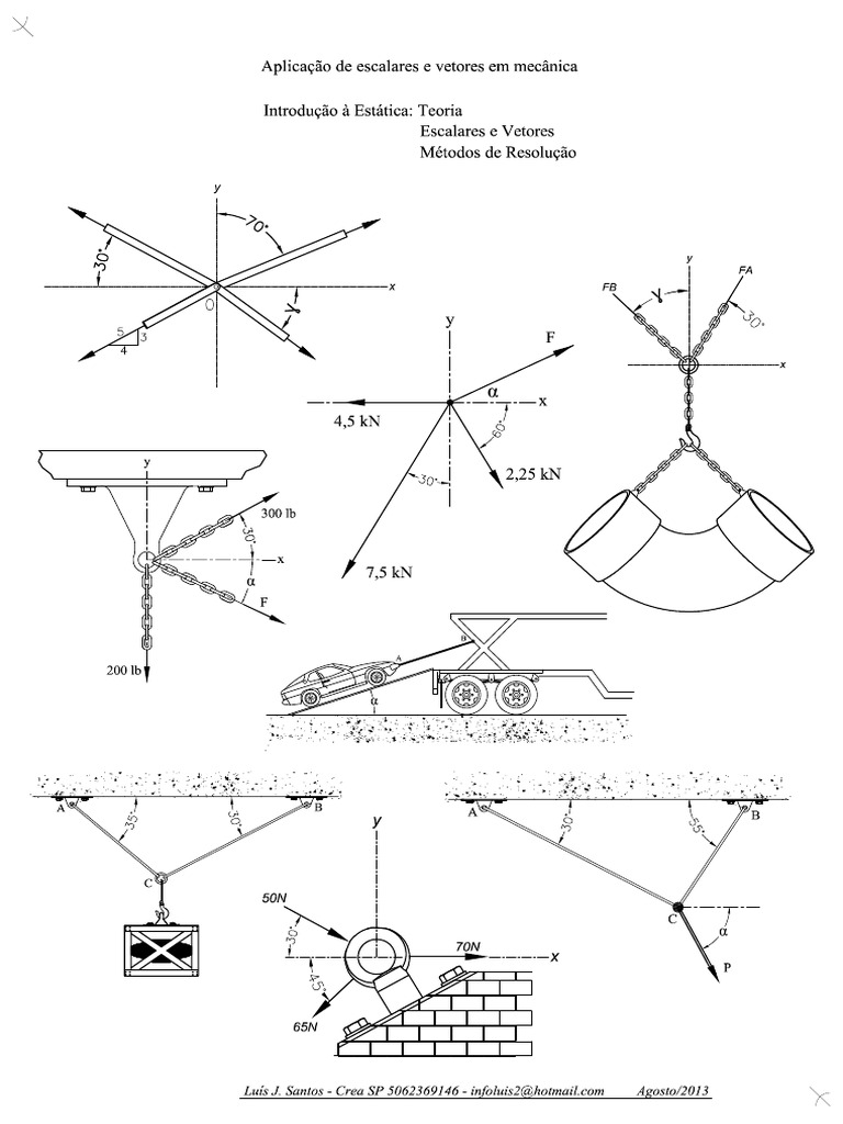 Exerc. Resolvidos - Cálculo Vetorial | PDF