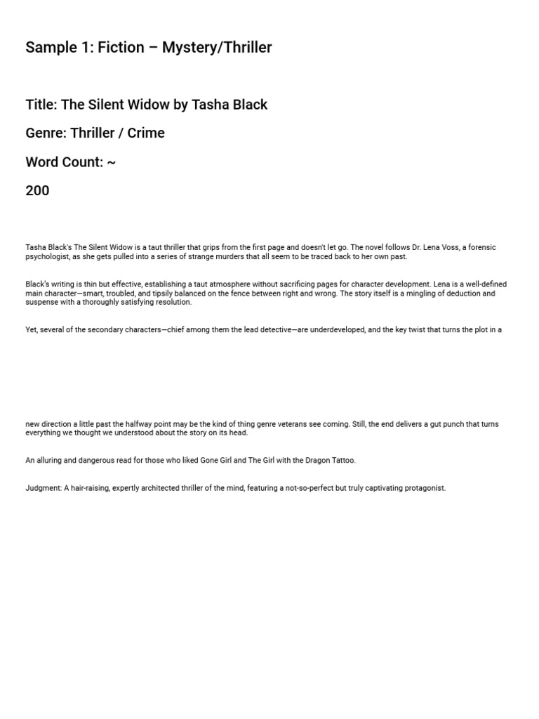 Writing Sample-1 | PDF