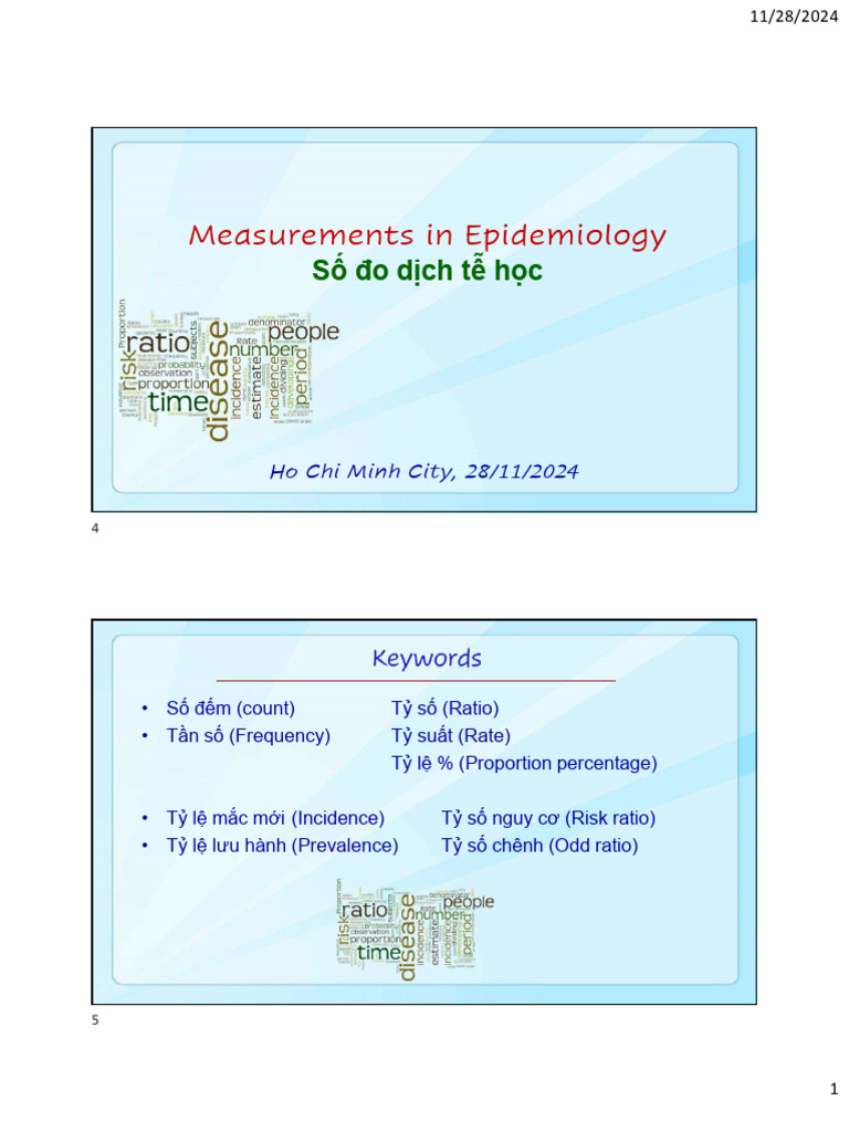 03-Measurement in Epidemiology - V | PDF