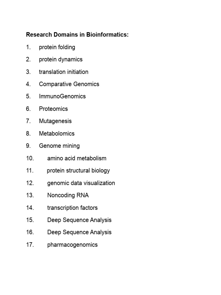 Research Domains | PDF