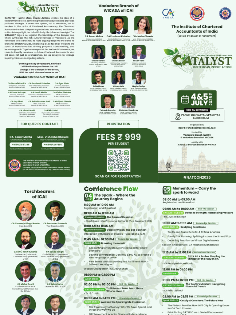 CATALYST Programme Schedule | PDF | Financial Services | Accounting