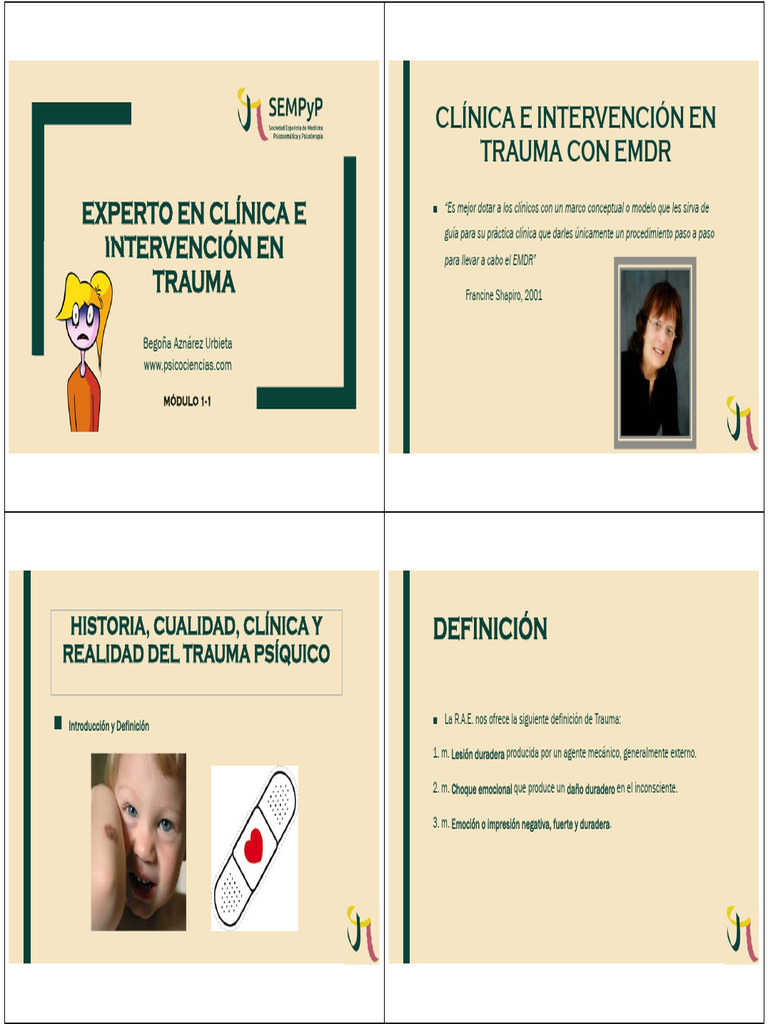 CIT 1 1 El Silencio y La Herida Traumatica | PDF | Trauma psicólogico | Psique (psicología)