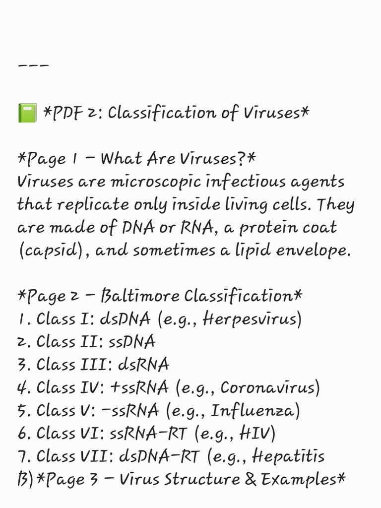 Classification of The Intus | PDF