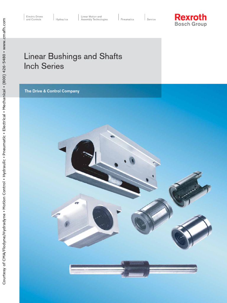 Linear Bushings and Shafts Overview | PDF | Friction | Mechanical ...