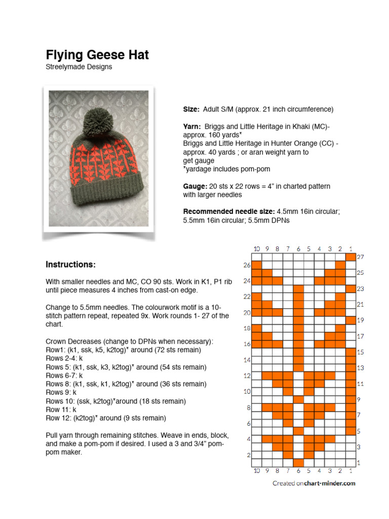 Flying Geese Hat | PDF