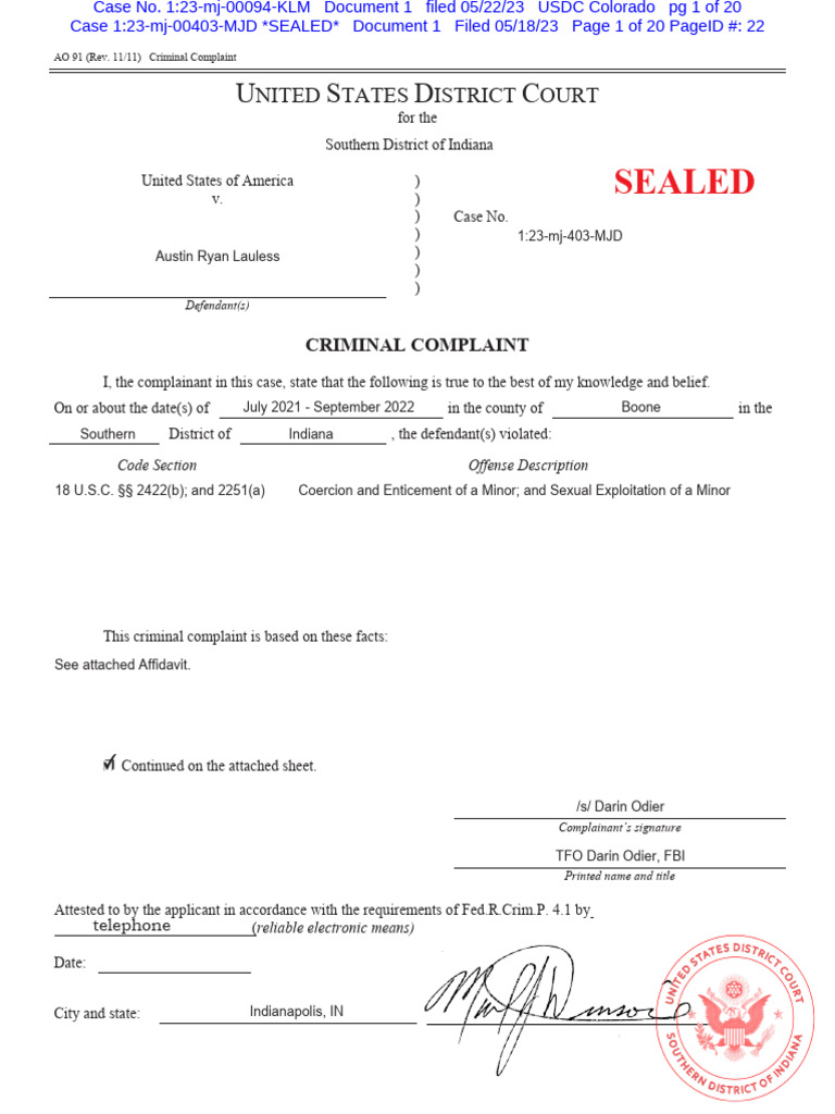 Gov Uscourts Cod 224743 1 0 | PDF | Cybercrime | Title 18 Of The United ...