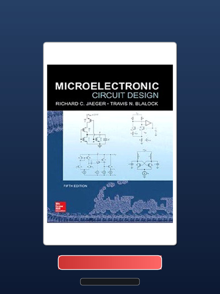Microelectronic Circuit Design 5th Edition Test Bank PDF Download | PDF ...