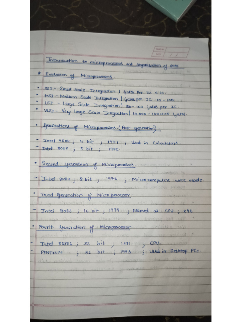 12 STD HSC, Computer Science 2 (General Microprocessor and Introduction ...