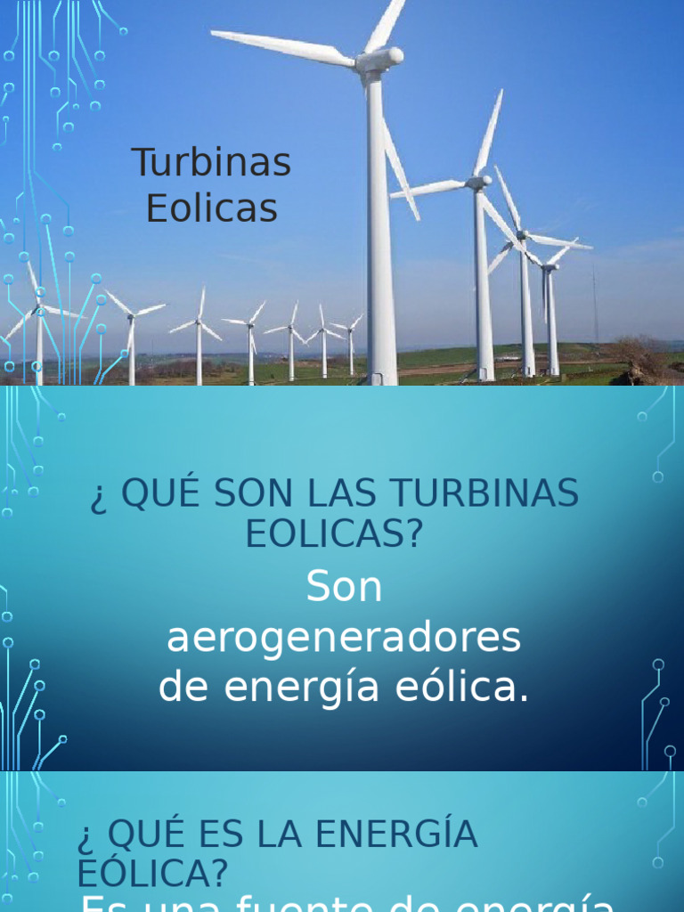 Cómo funcionan las turbinas eólicas | PDF