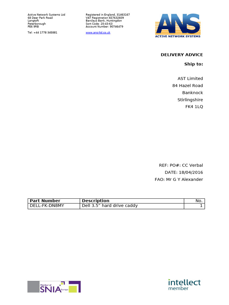 ASM Delivery | PDF