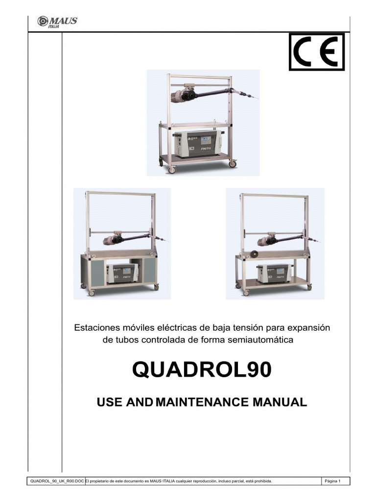 Manual-Roladora-Quadrol-90 (1) Español | PDF