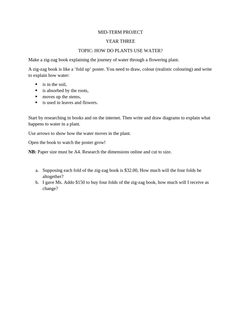 Mid-Term Project (Year 3) | PDF