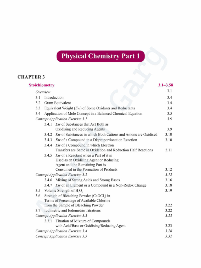 Stoichiometry Chapter | PDF