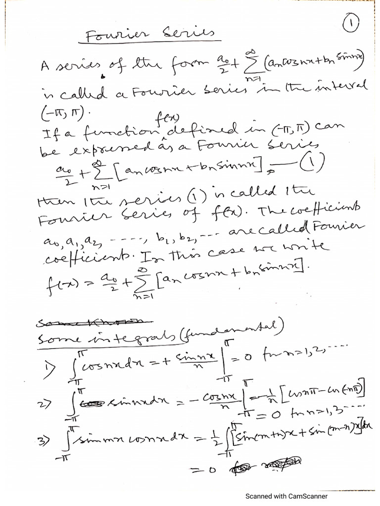 Fourier Series 1 | PDF