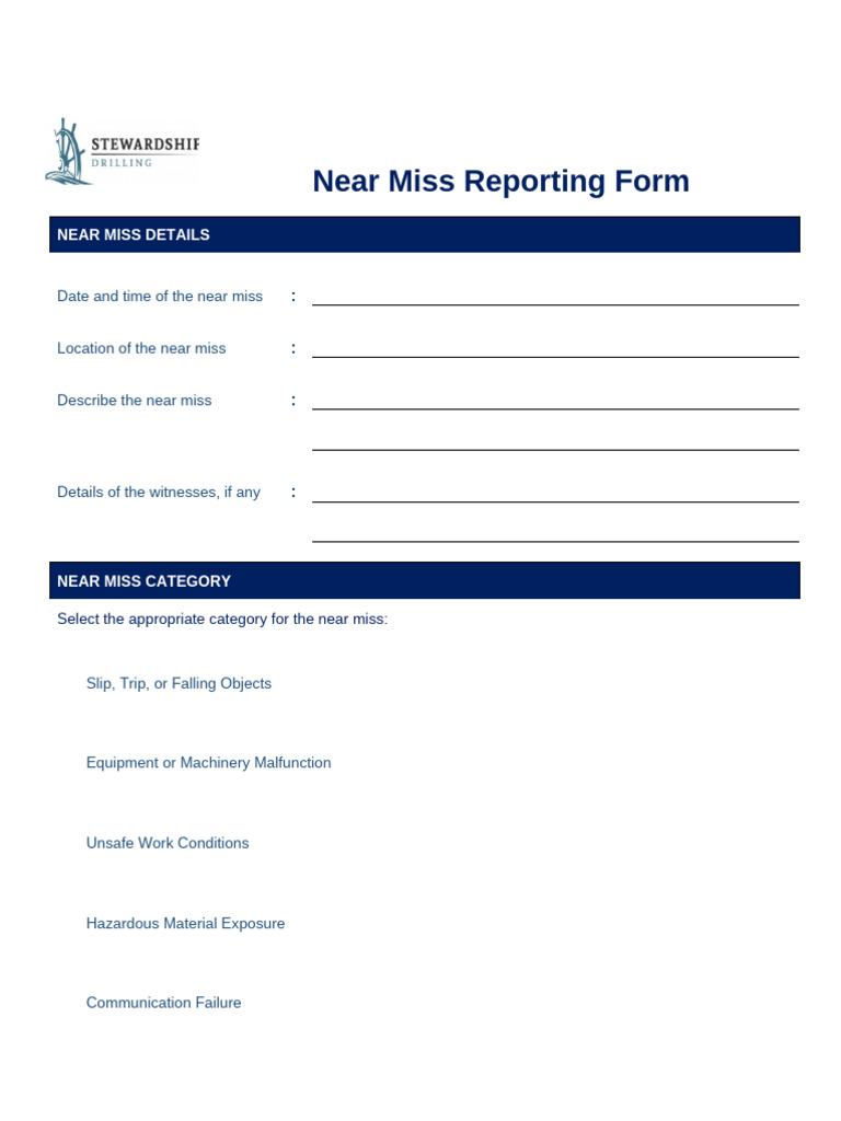 Near-Miss-Report-Form | PDF