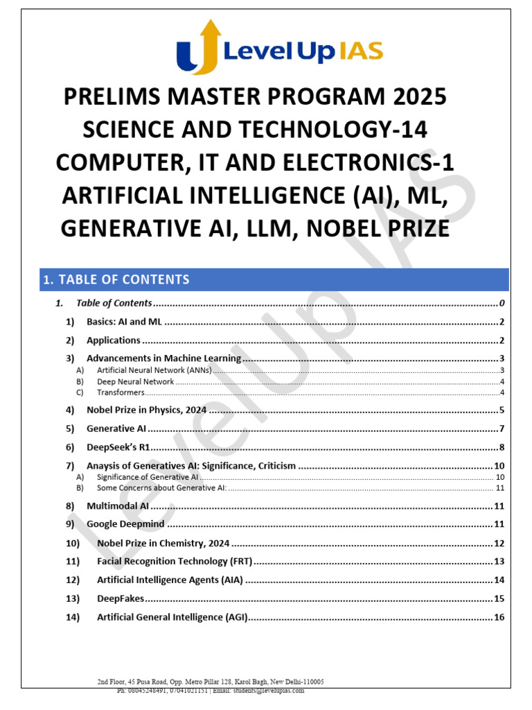PMP 2025 Science and Technology 14 Computer IT Electronics 1 | PDF ...