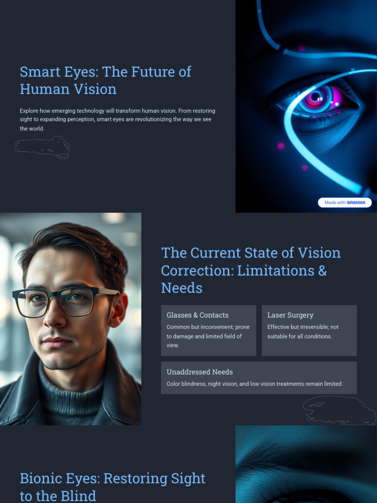 Smart Eyes The Future of Human Vision | PDF | Visual Perception ...