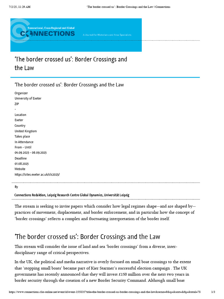 ‘the Border Crossed Us’_ Border Crossings and the Law _ Connections ...
