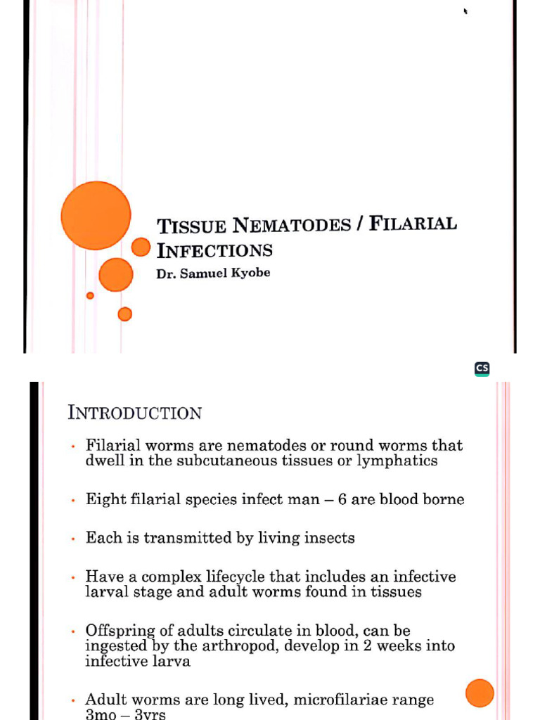 Tissue Nematodes | PDF