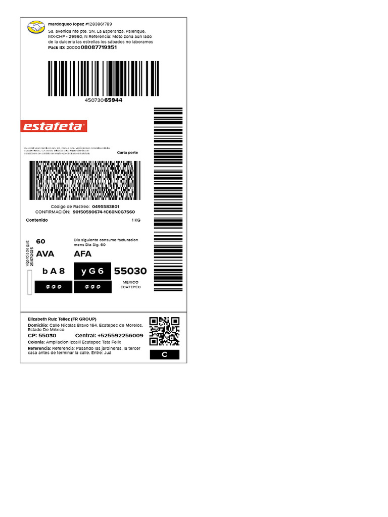 Shipment Labels 250625211450 | PDF