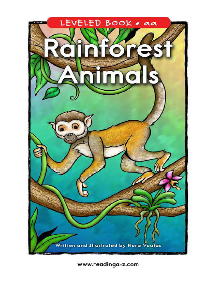 Rainforest Animals | PDF