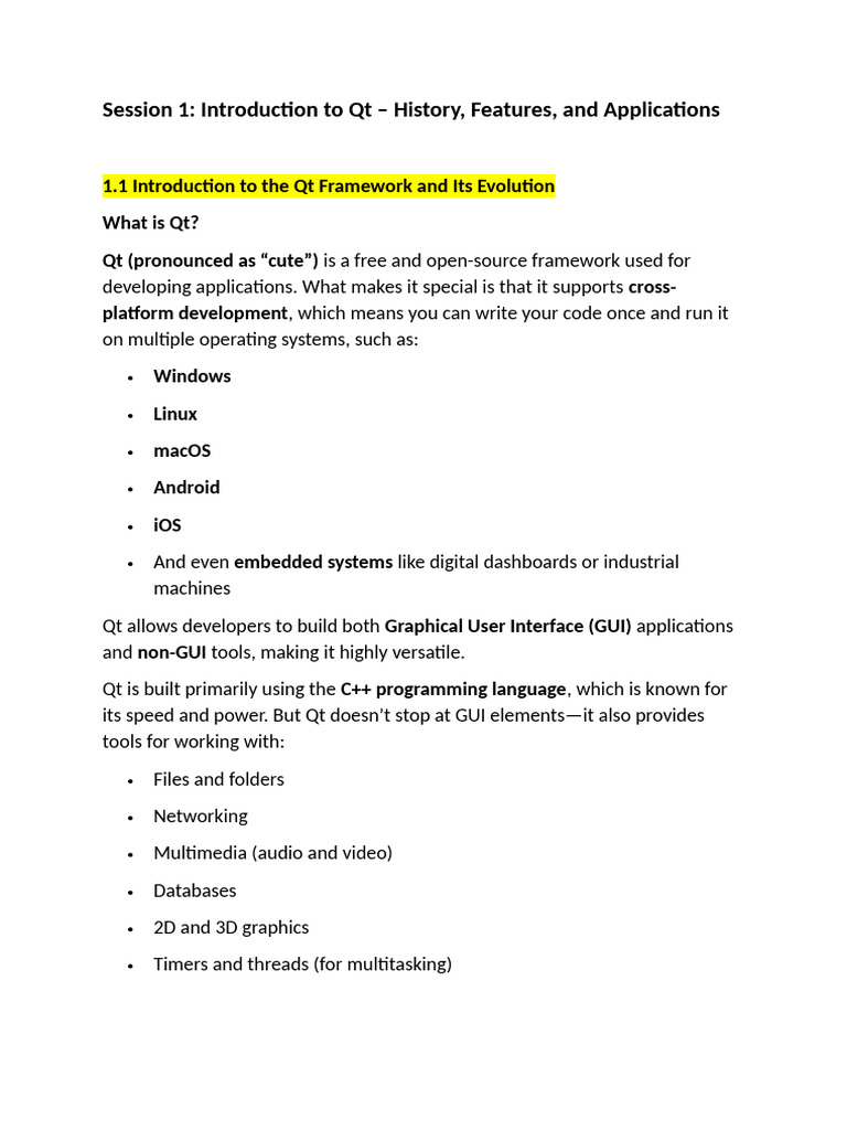 Sample Session 1 QT | PDF | Mobile App | Graphical User Interfaces