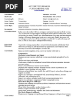 CDX Learning Automotive Curriculum Overview | PDF | Auto Mechanic ...