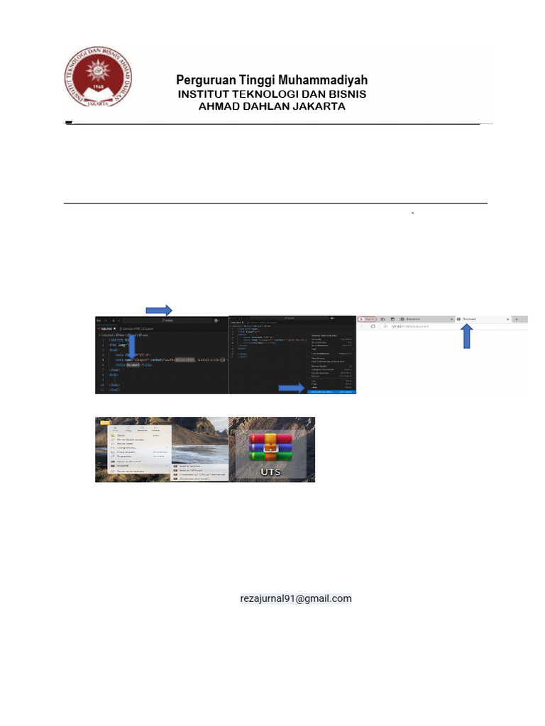 Soal UTS Perancangan Web FIX | PDF