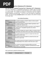 CELF P3 Template | PDF | Cognitive Science | Human Communication