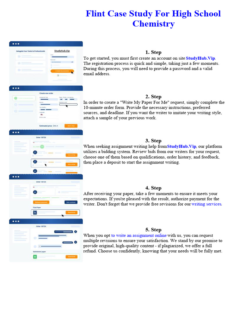 Flint Case Study For High School Chemistry | PDF | Fat | United States ...