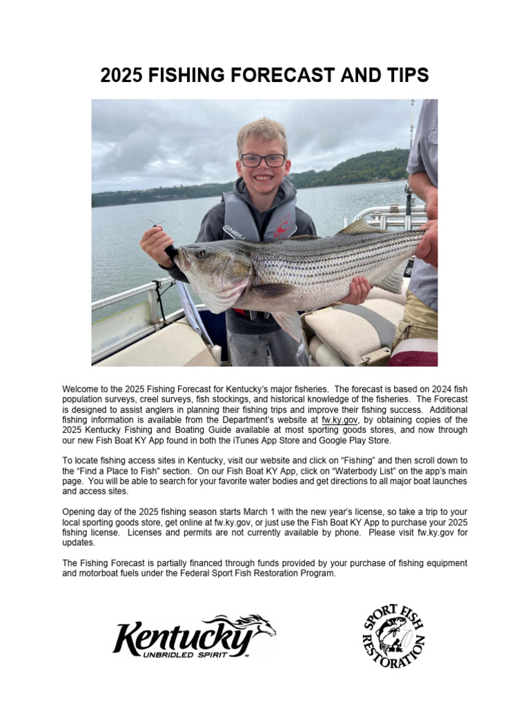 Current Fishing Forecast | PDF | Fish | Fish And Humans