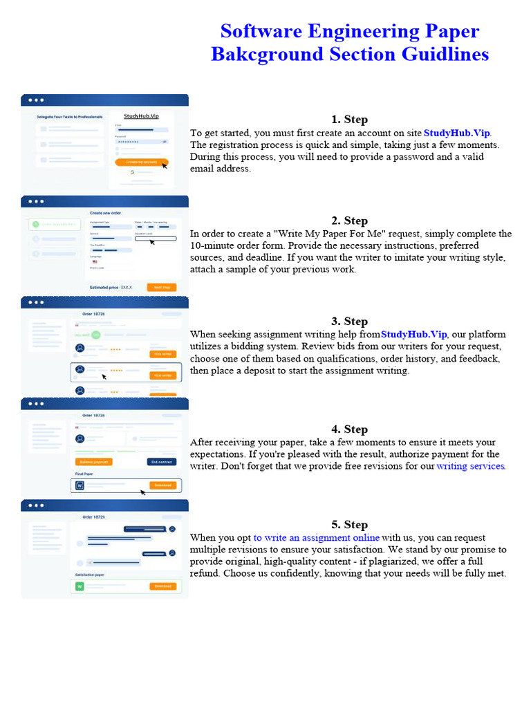 Software Engineering Paper Bakcground Section Guidlines | PDF ...