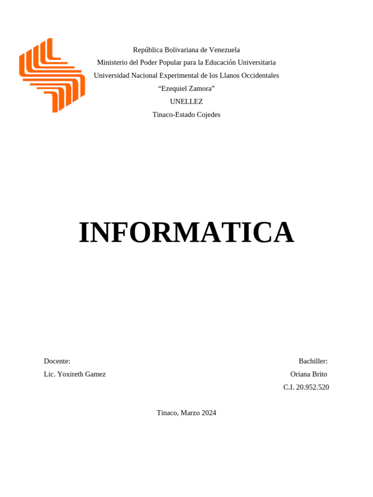Definicion de Informatica | PDF | Hardware de la computadora | Periférico
