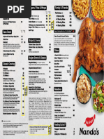 Nando's Zambia Menu and Locations | PDF | Salad | Hamburgers