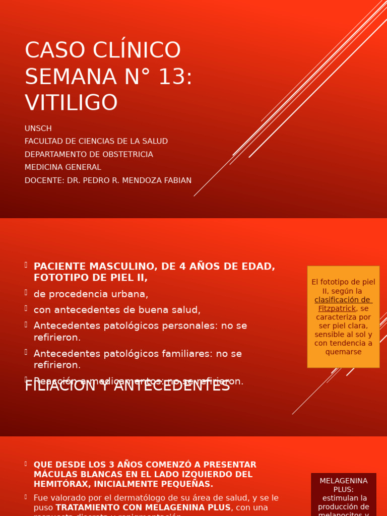 Caso Clínico 13 VITILIGO | PDF | Neurología | Medicina