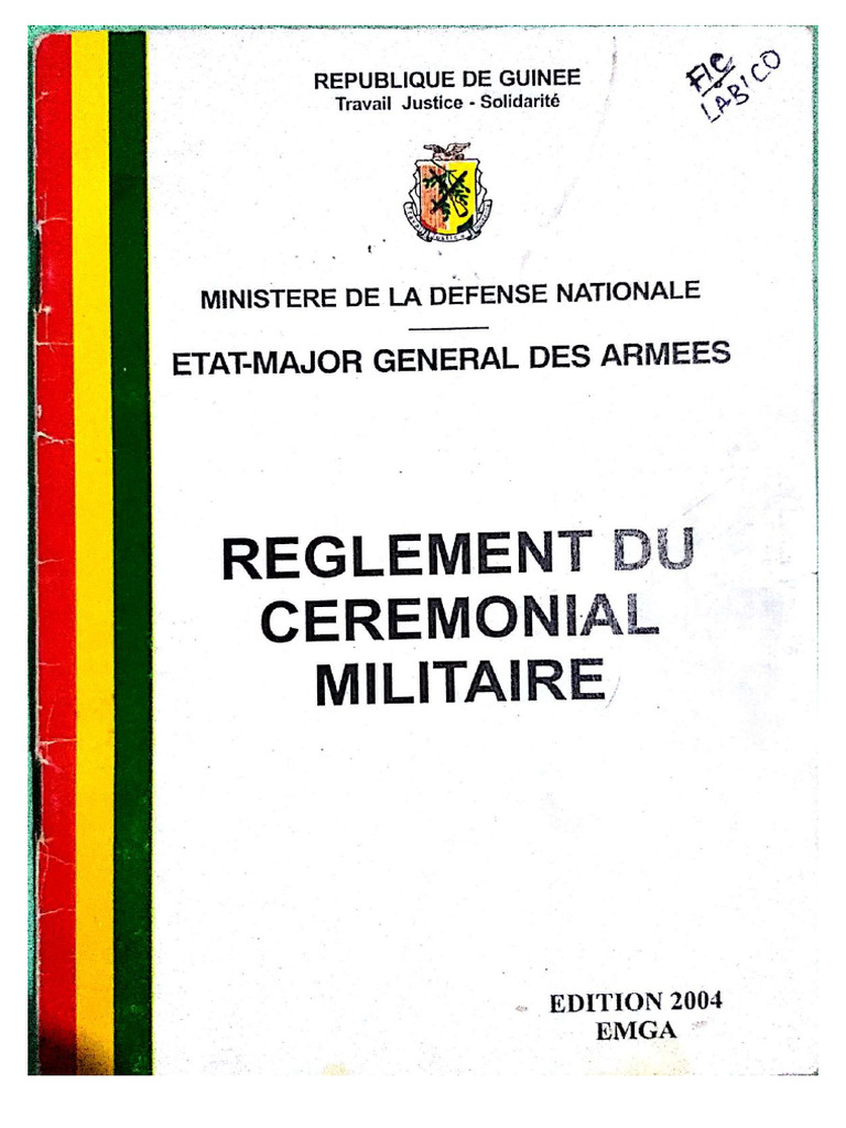 Reglement Du Ceremonial Militaire-1 | PDF