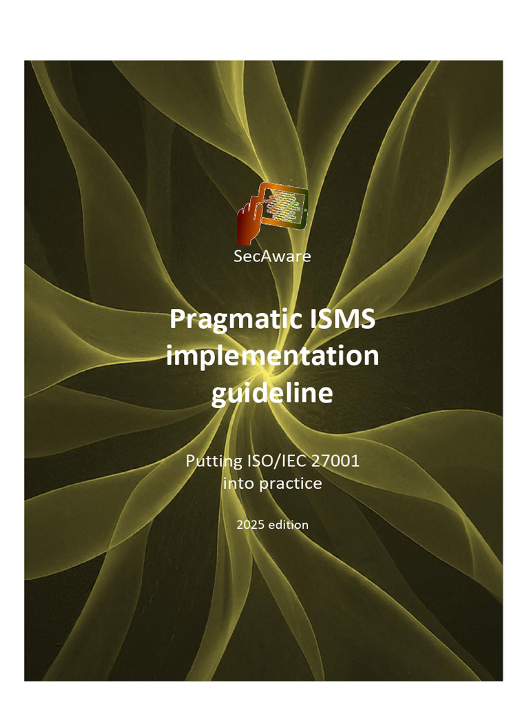 Pragmatic Isms Implementation Guideline: Secaware | PDF | Information ...
