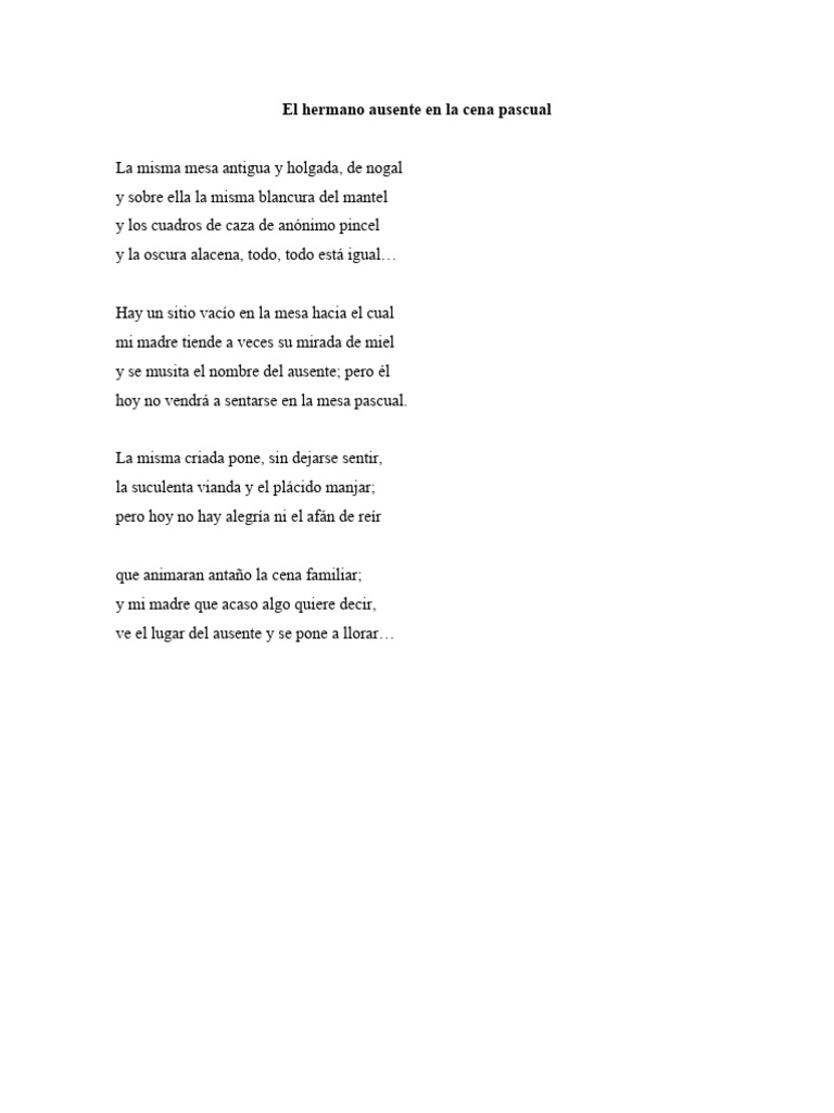 El Hermano Ausente | PDF