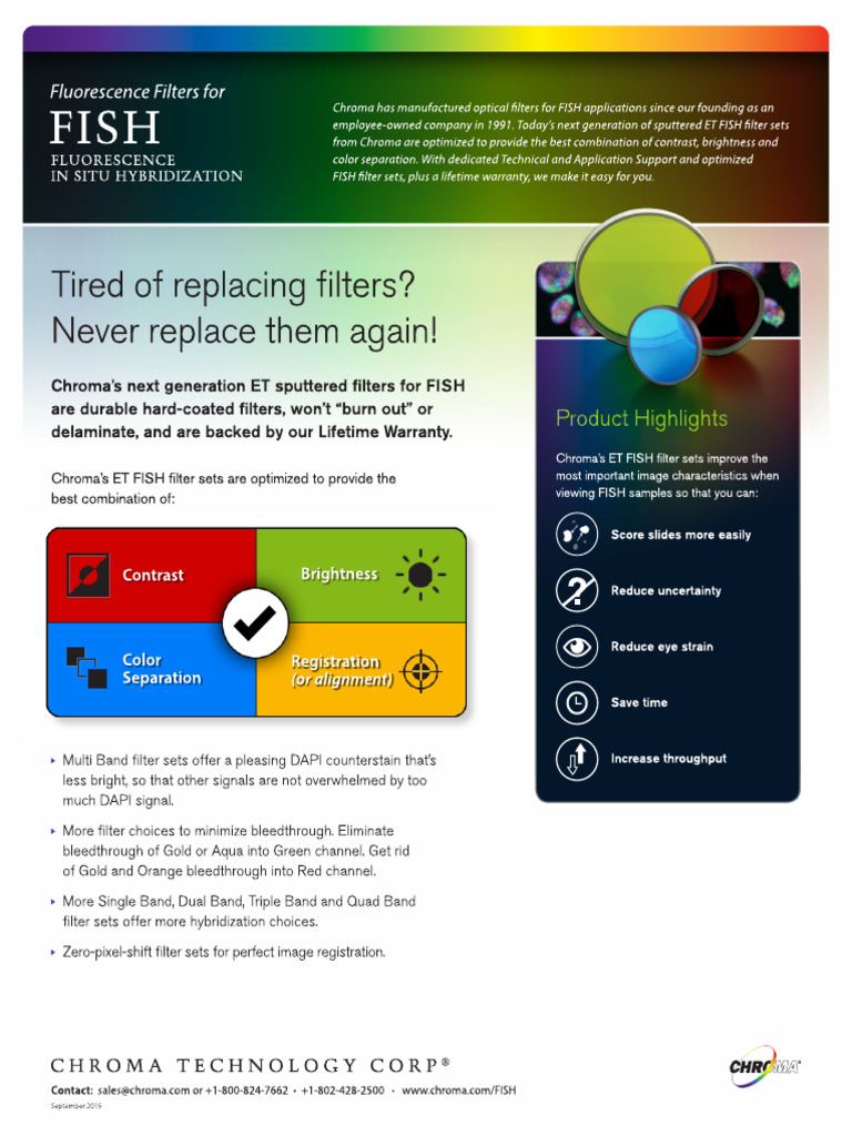CHR Fish Sellsheet r1.2.3.2 | PDF | Optical Filter | Atomic