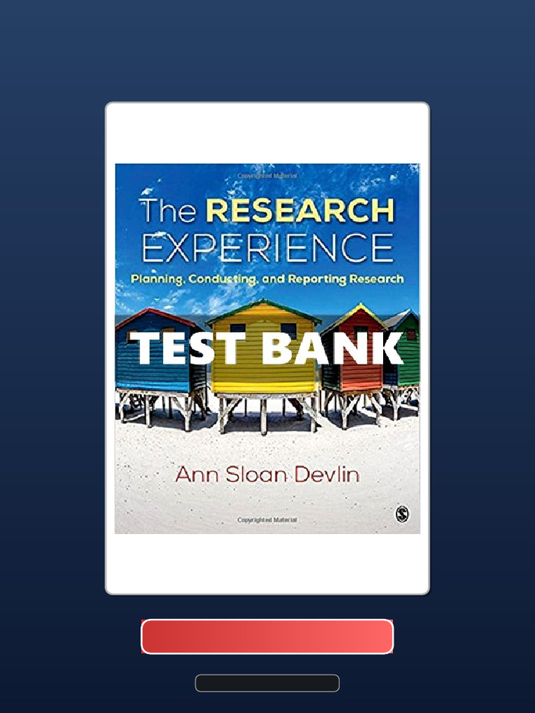 Complete Bundle Research Experience Planning Conducting and Reporting Research 1 Ed Devlin Ebook ...