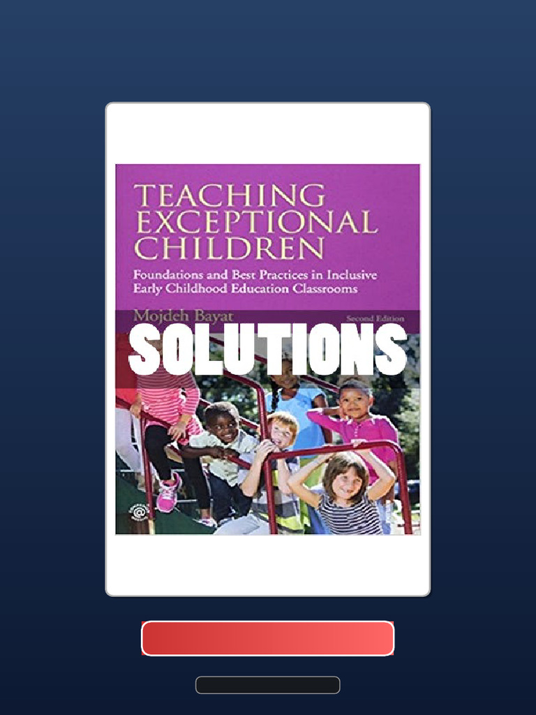 Teaching Exceptional Children and Best Foundations Practices in ...